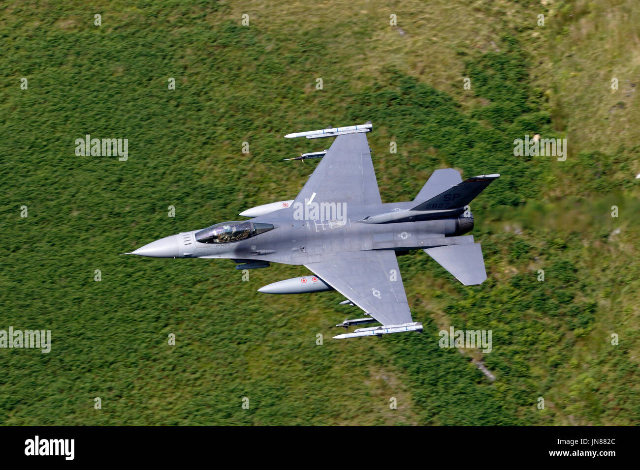 General Dynamics F-16C Fighting Falcon, 480th FS, 52nd FW, USAF based ...