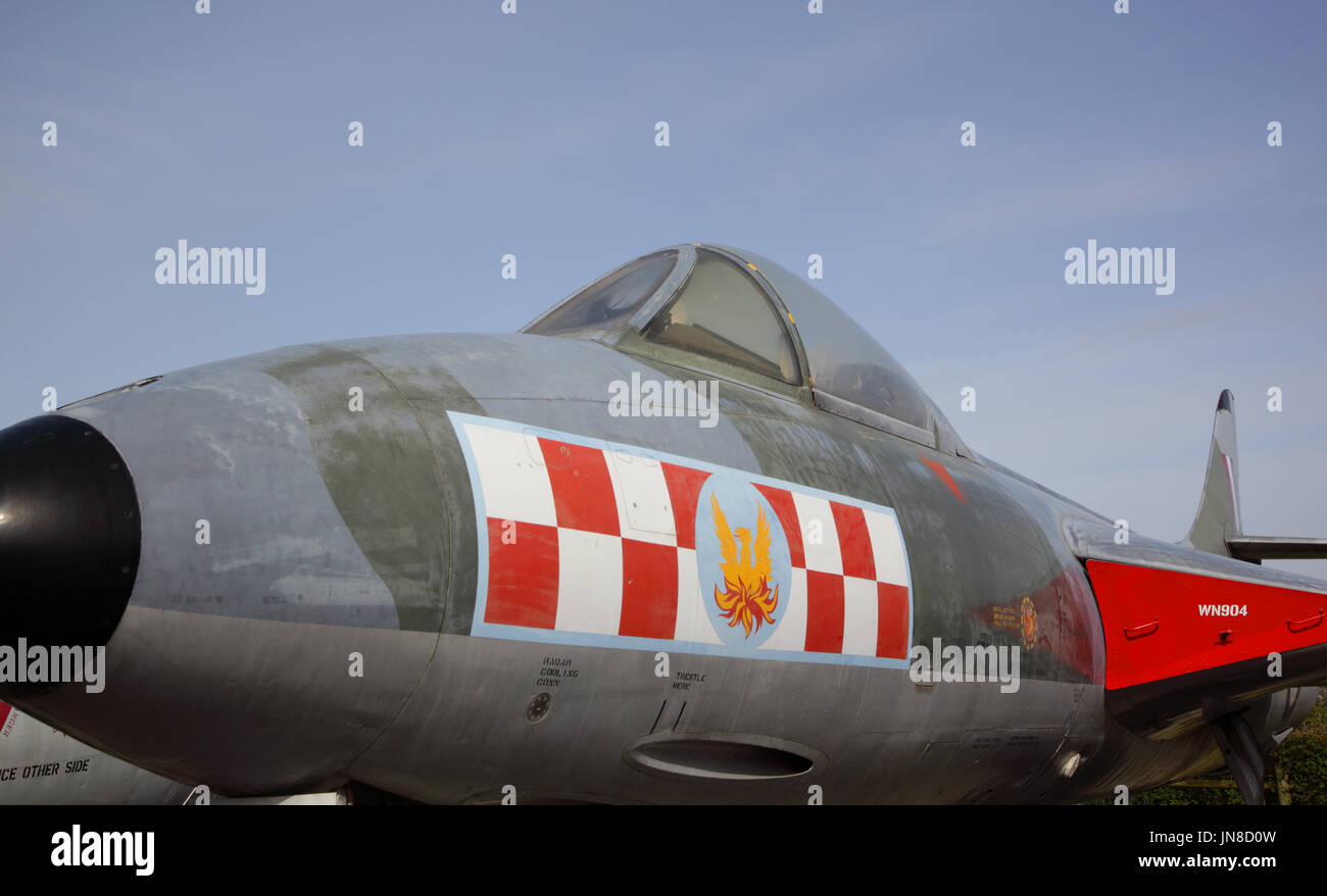 Hawker hunter cockpit hi-res stock photography and images - Alamy