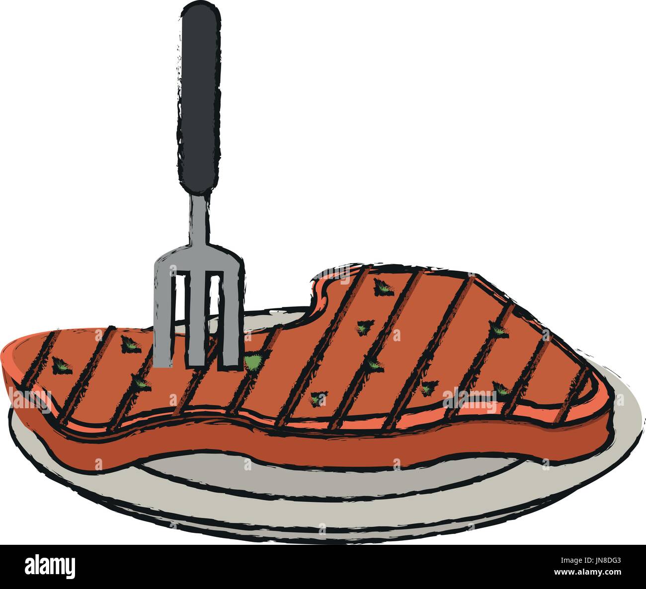 meat vector illustration Stock Vector Image & Art - Alamy