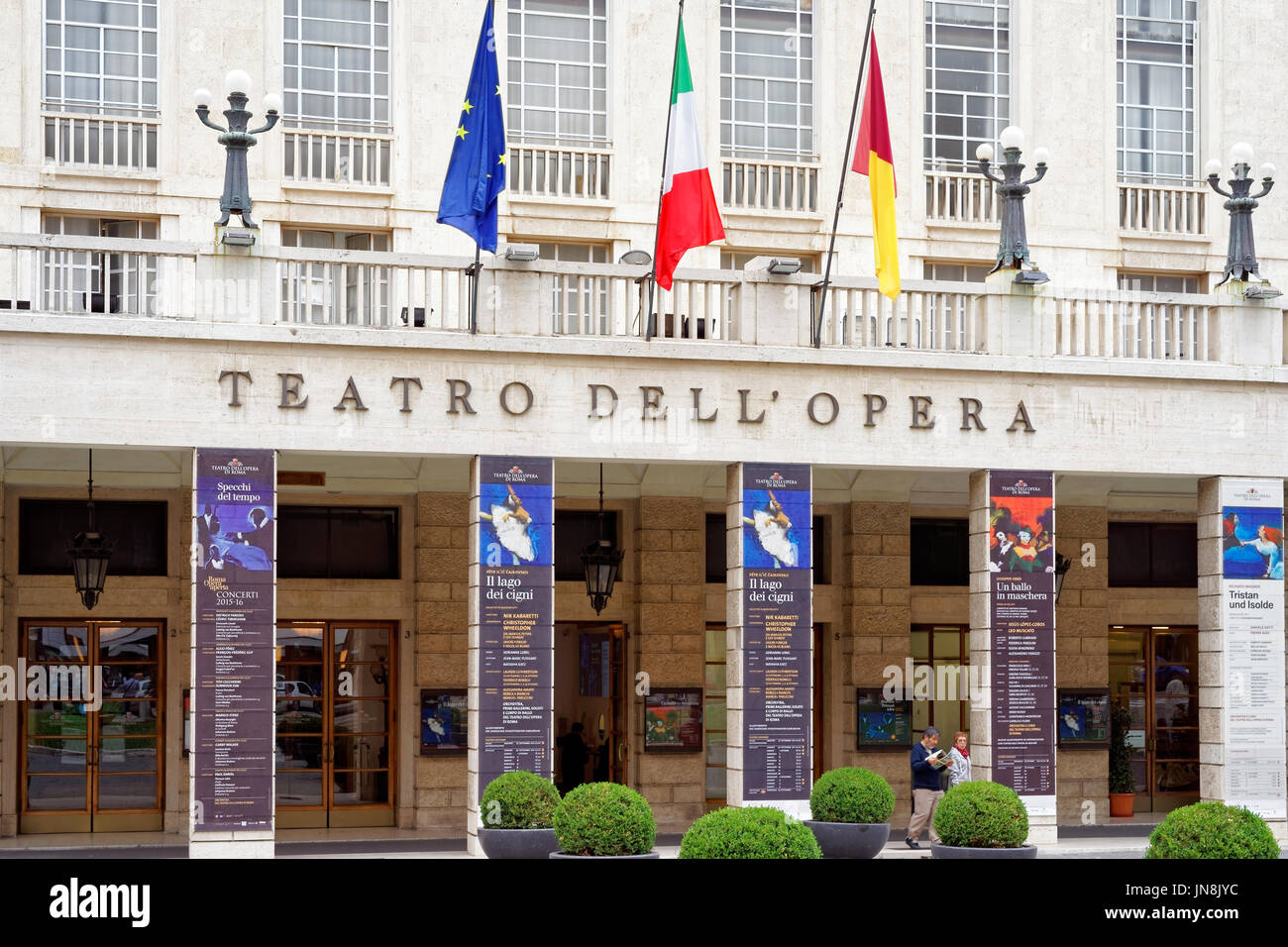 Rome, Italy - October 14, 2016: Opera House Theater in Rome, Italy ...
