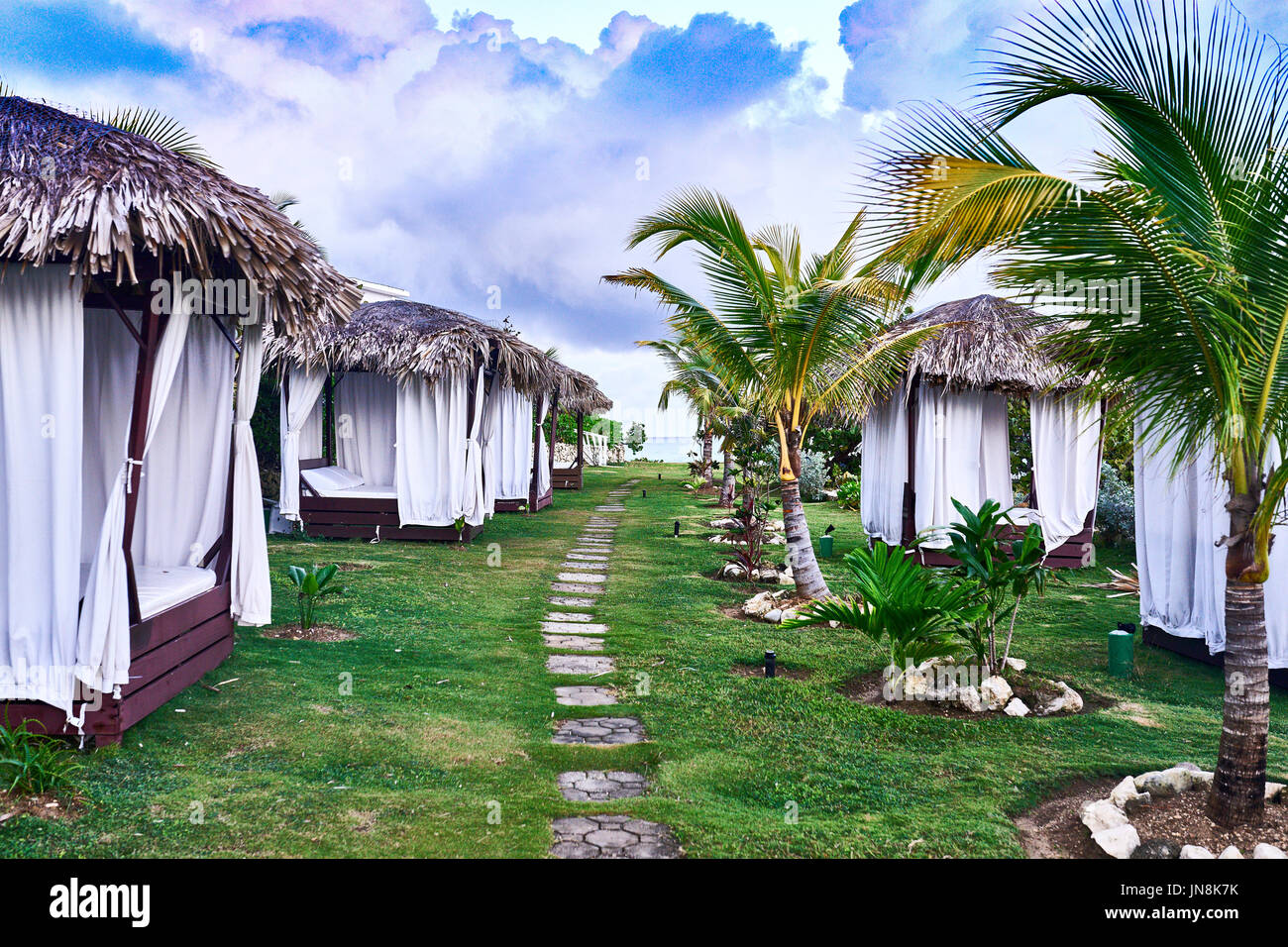 Huts At Palm Beach Stock Photos & Huts At Palm Beach Stock Images - Alamy