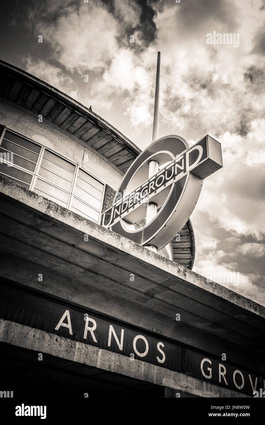 Arnos grove tube station, hi-res stock photography and images - Alamy