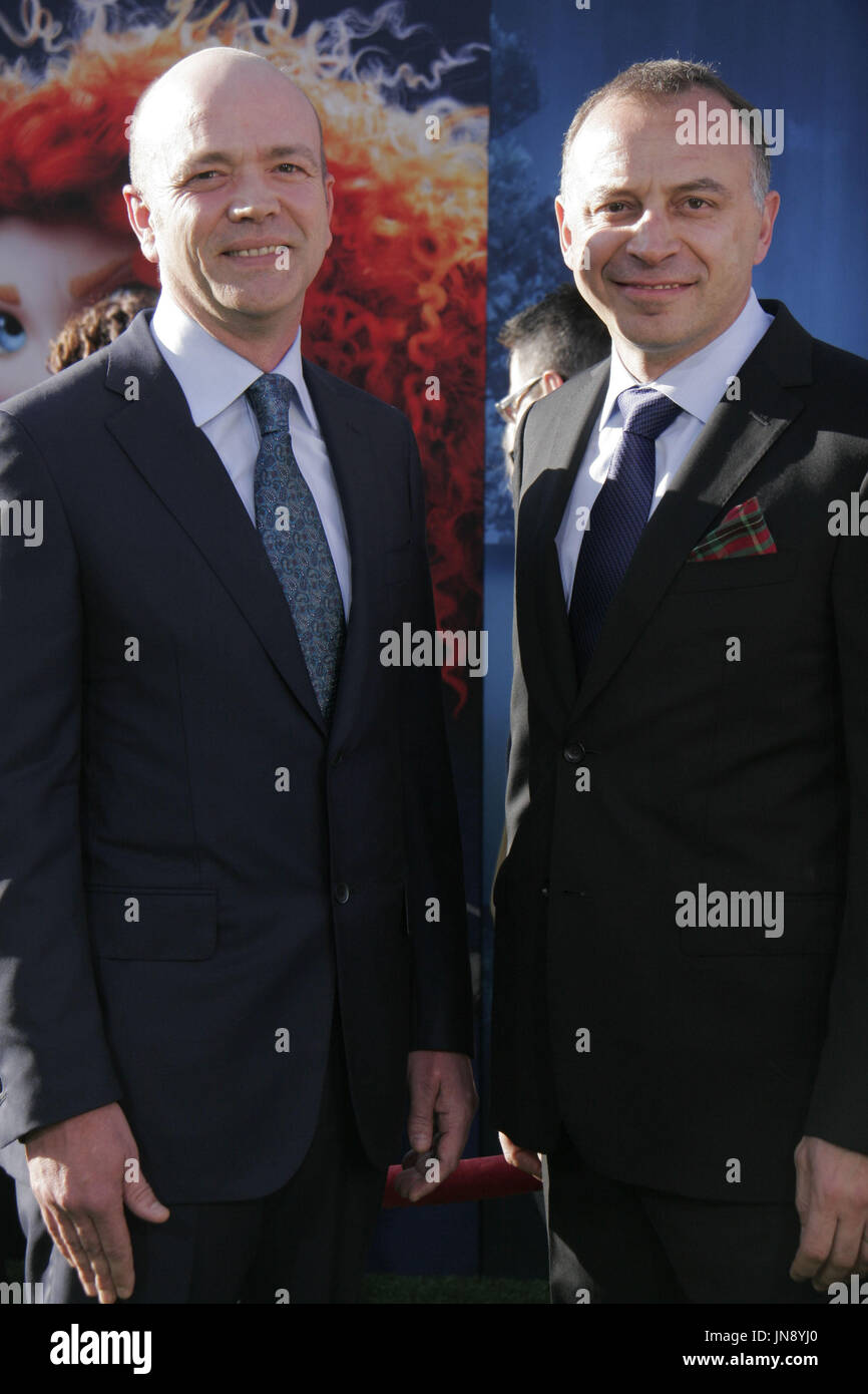 Kevin Yeaman, Shuan Ghaidan 06/18/2012 "Brave" Premier held at Dolby ...