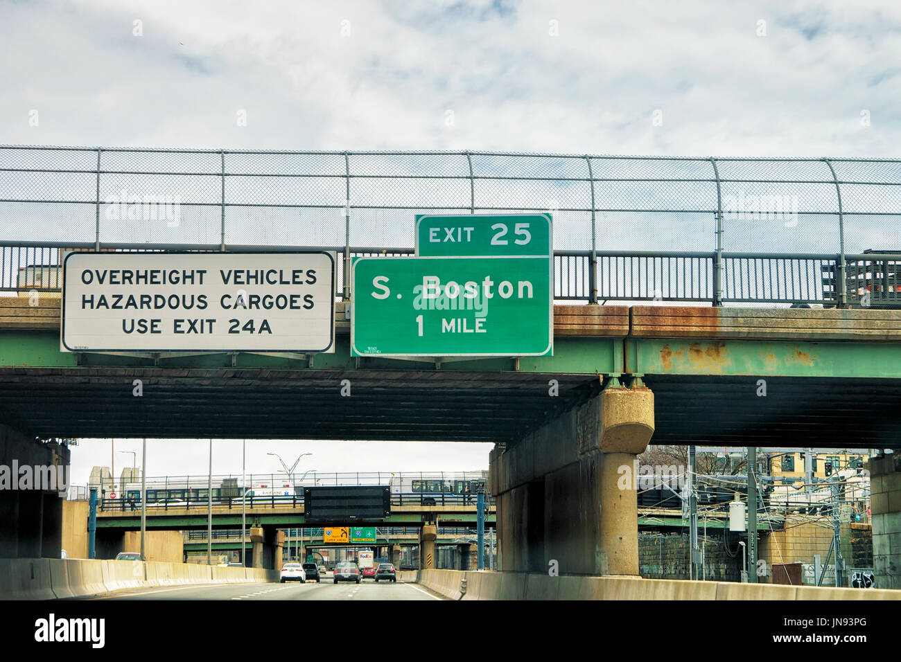 Boston logan airport sign hi-res stock photography and images - Alamy