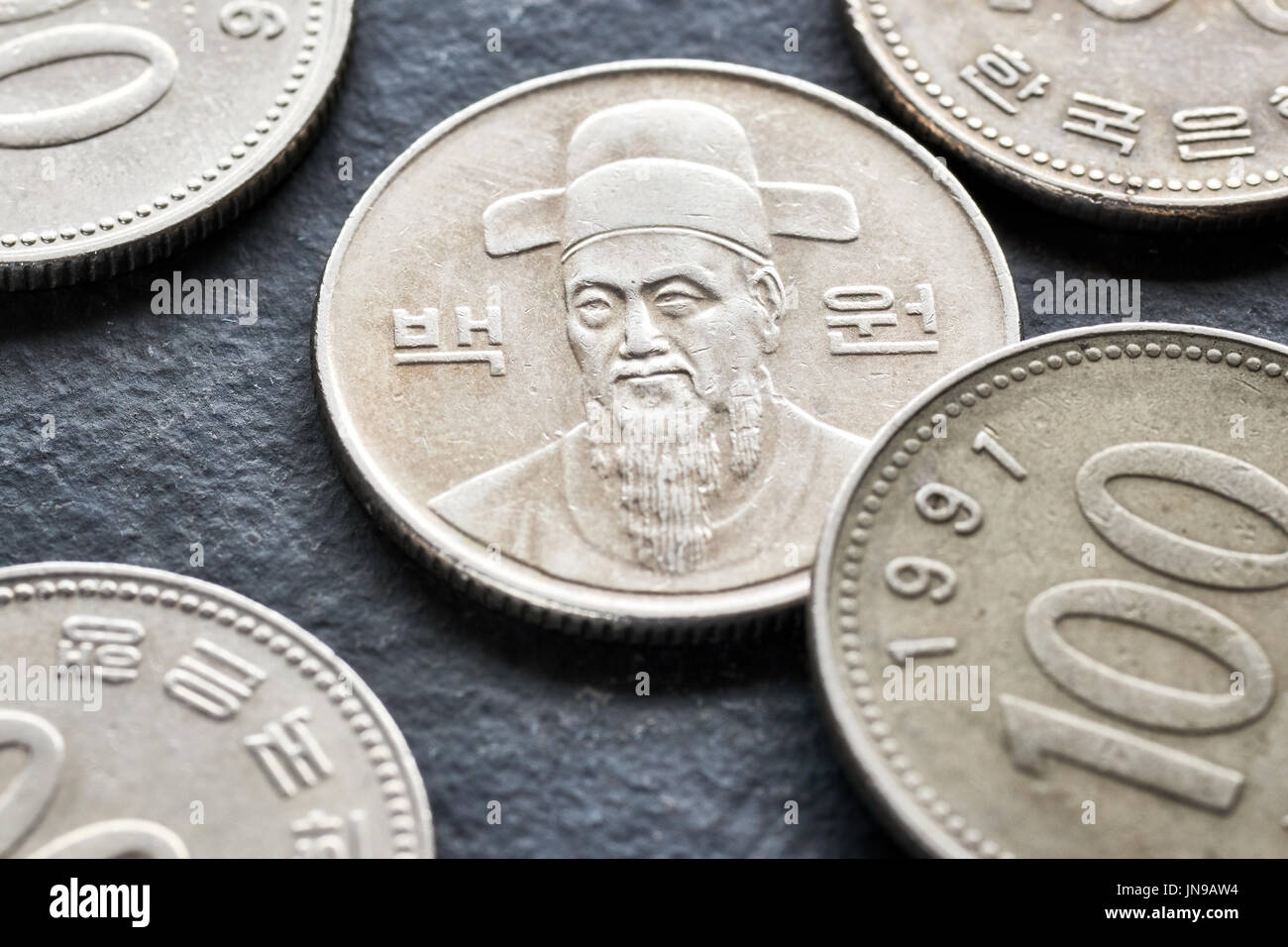 South korean won currency hi-res stock photography and images - Alamy