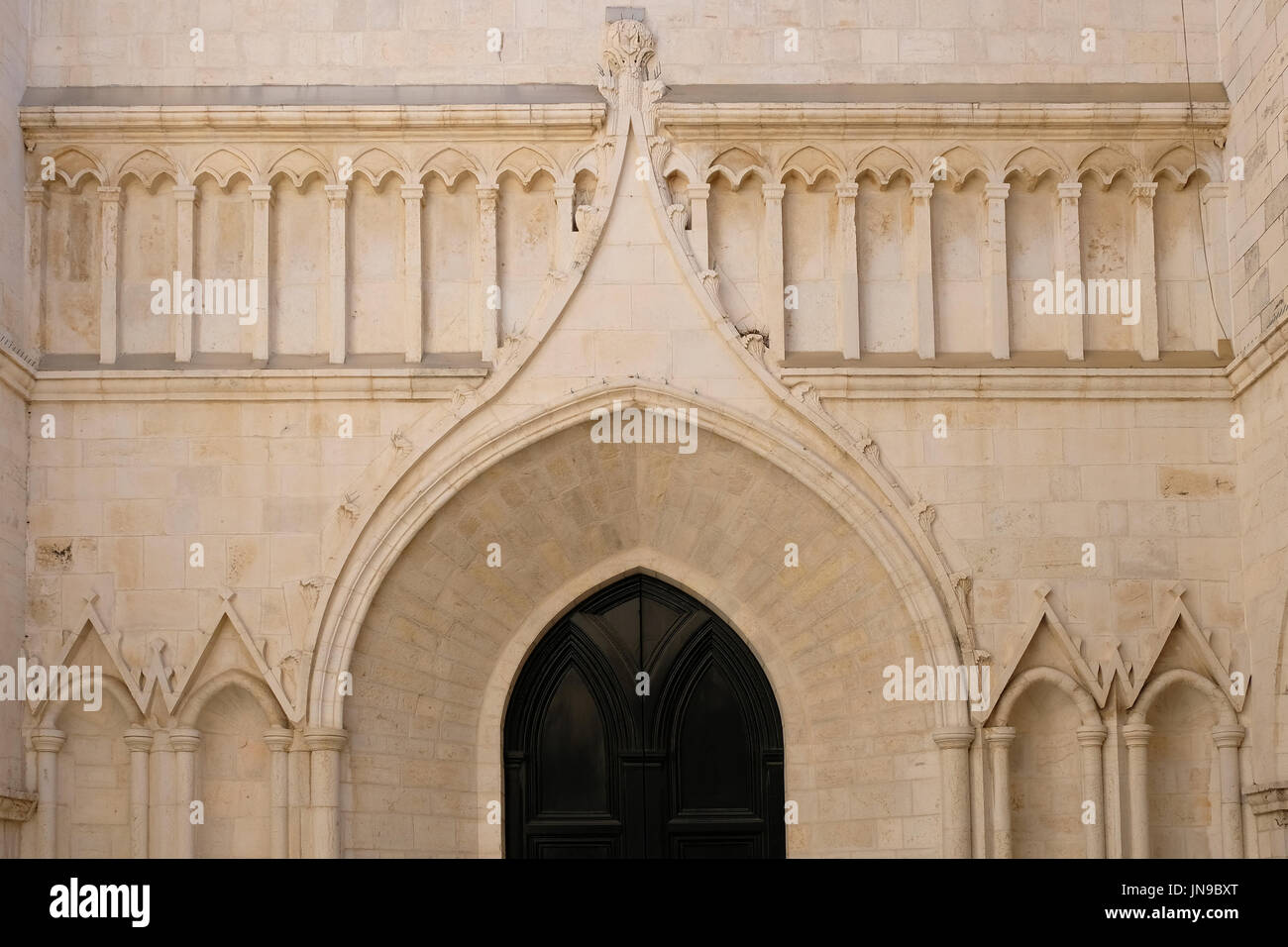Decorated portal of the Co-Cathedral of the Most Holy Name of Jesus ...