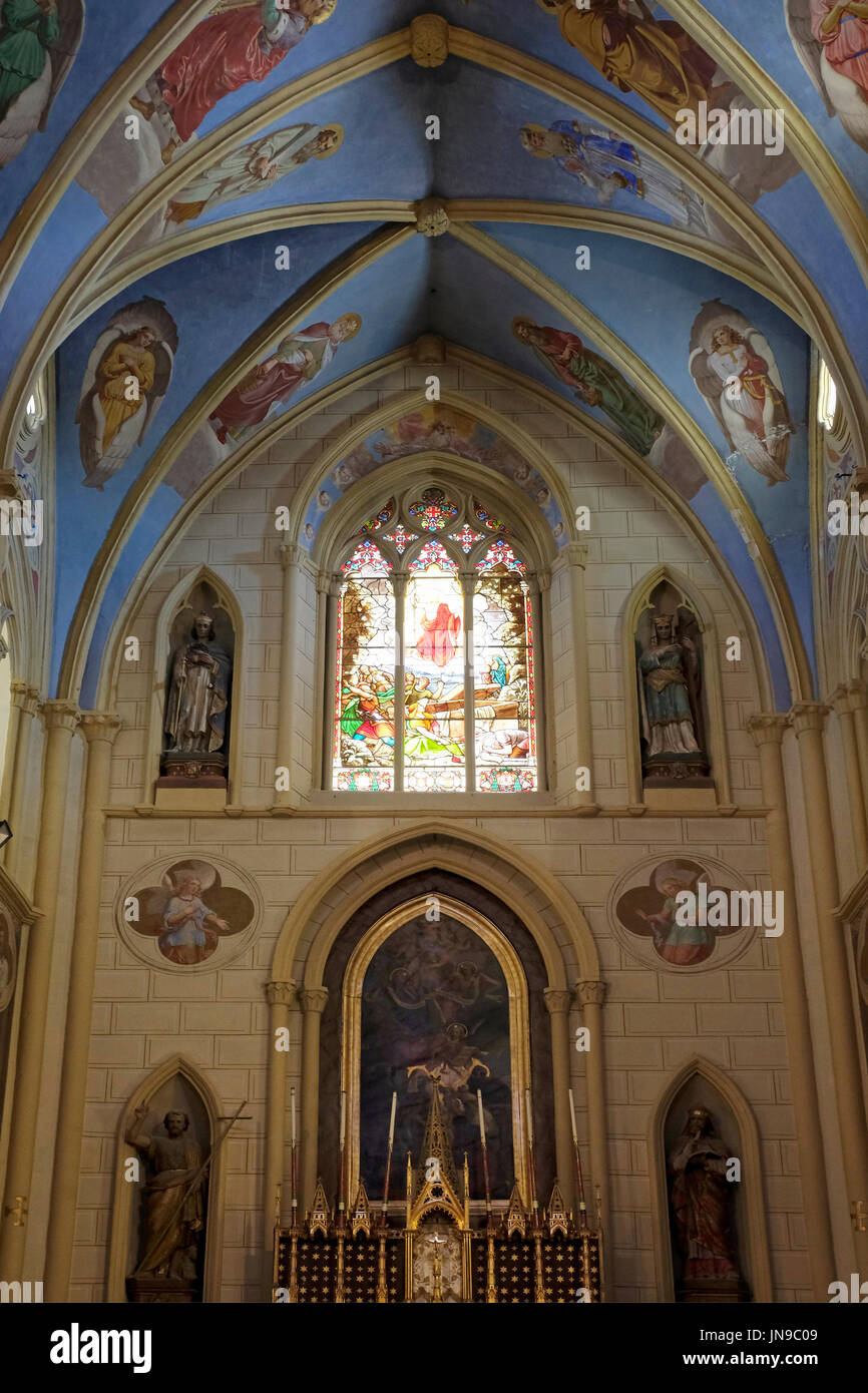 Interior of the Co-Cathedral of the Most Holy Name of Jesus part of the ...