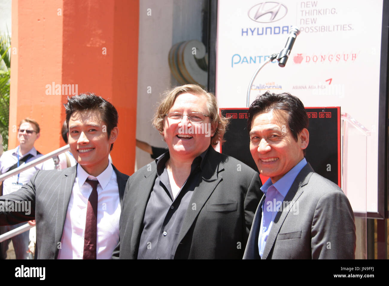 Lee Byung-Hun, Ahn Sung-Ki, Lorenzo di Bonaventura 06/23/2012 The Look ...