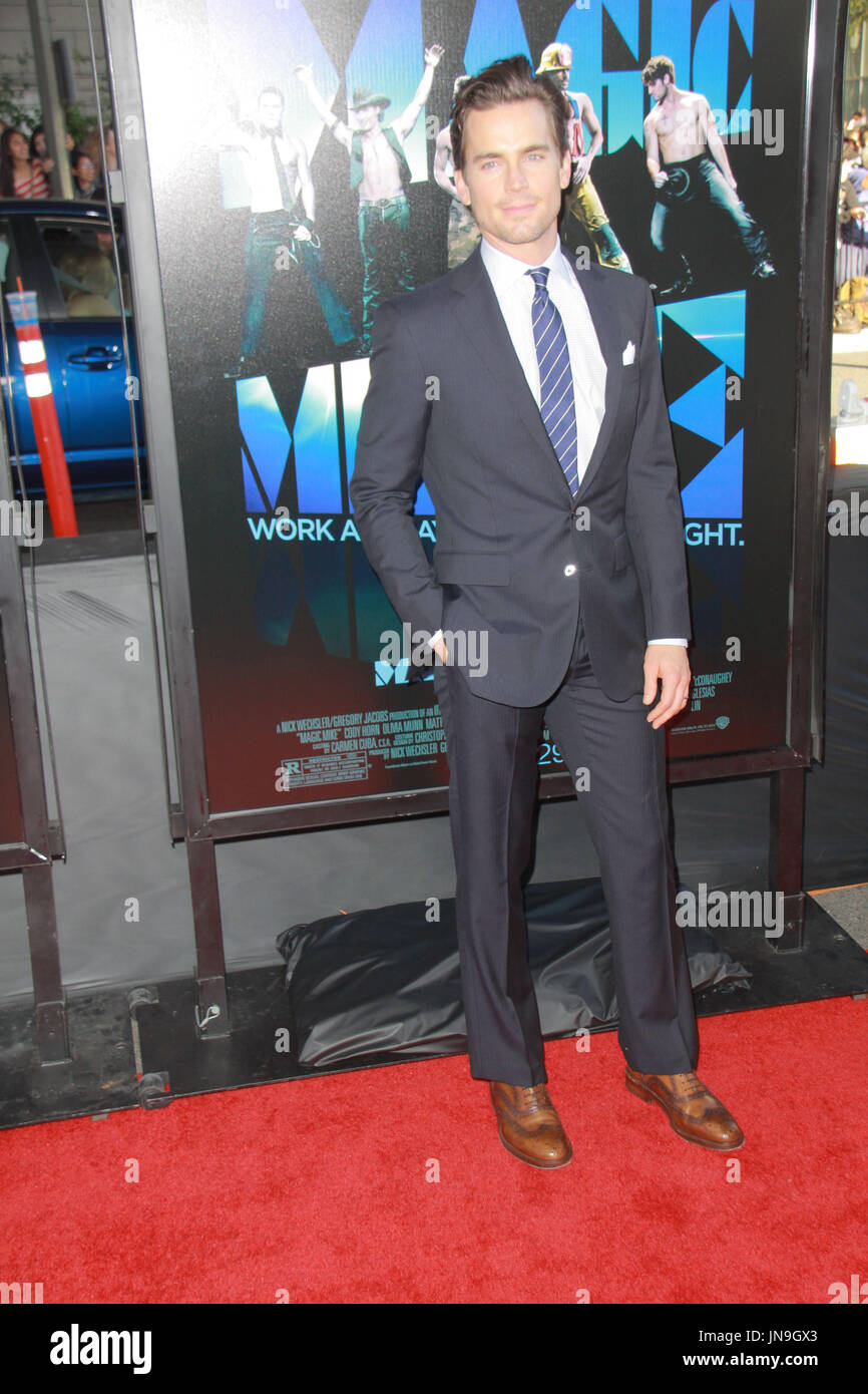 Matt Bomer 06/23/2012 "Magic Mike" Premiere held at Regal Cinemas L.A ...