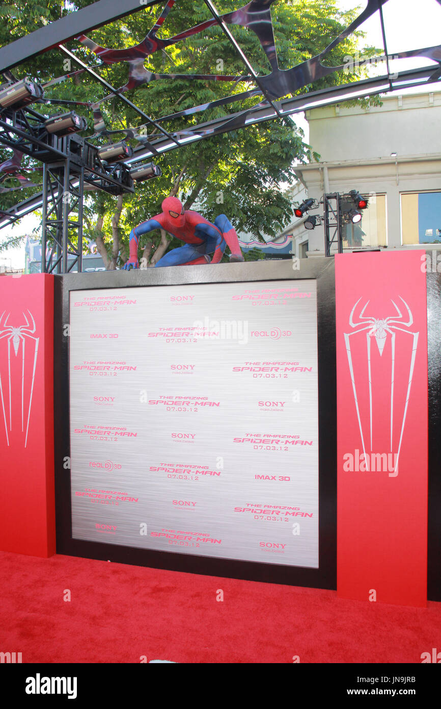Spider-Man 06/28/2012 "The Amazing Spider-Man" Premiere held at Regency ...