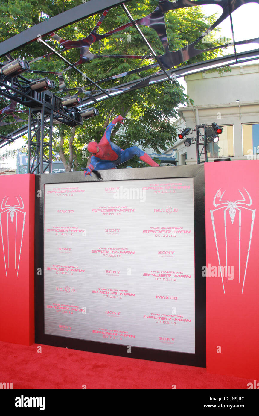 Spider-Man 06/28/2012 "The Amazing Spider-Man" Premiere held at Regency ...