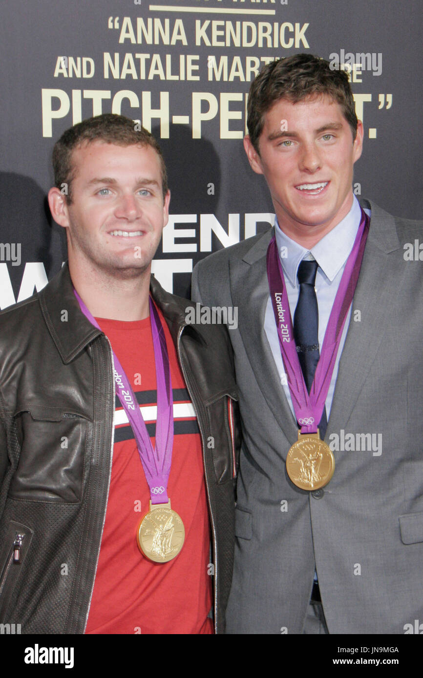 Tyler Clary, Conor Dwyer 09/17/2012 "End Of Watch" Premiere held at the ...
