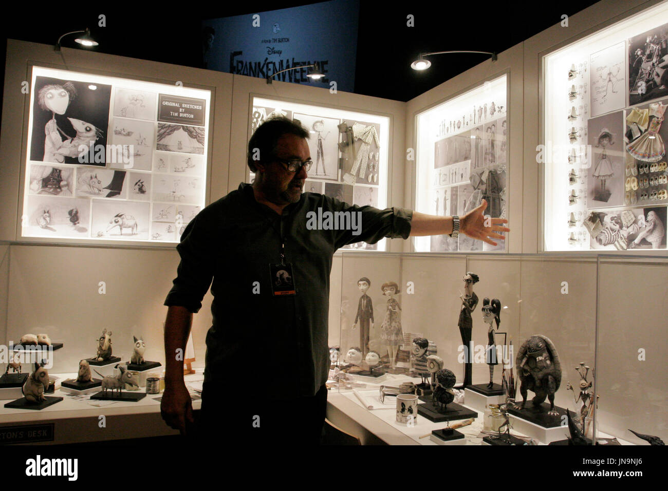 Don Hahn with "Tim Burton's Desk" 09/23/2012 “The Art of FRANKENWEENIE ...