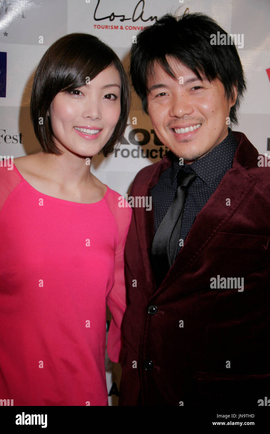Miki Kawawa, Akihiro Kitamura 12/14/2012 “LA Eiga Fest 2012" Red Carpet ...