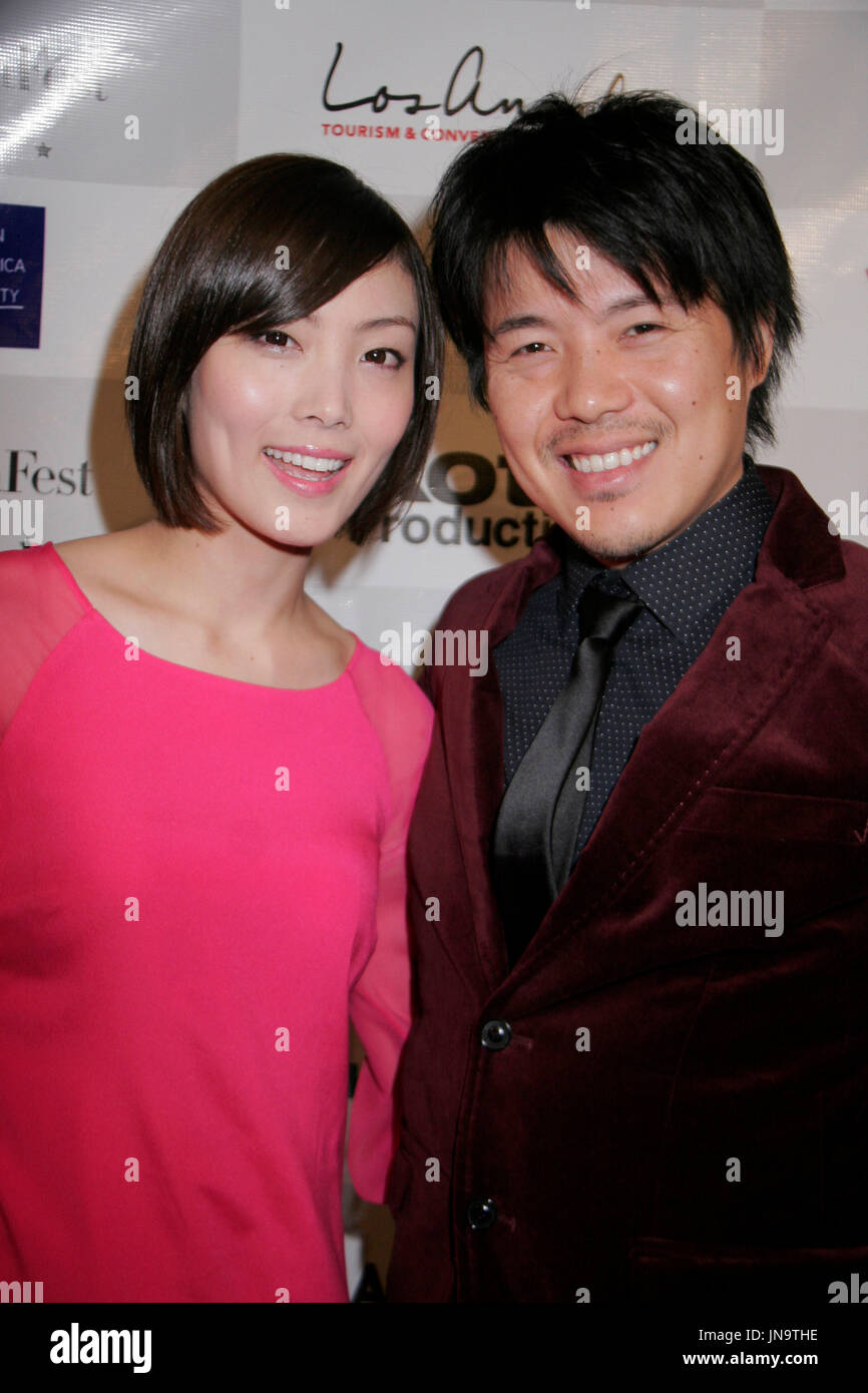 Miki Kawawa, Akihiro Kitamura 12/14/2012 “LA Eiga Fest 2012" Red Carpet held at Egyptian Theatre ...