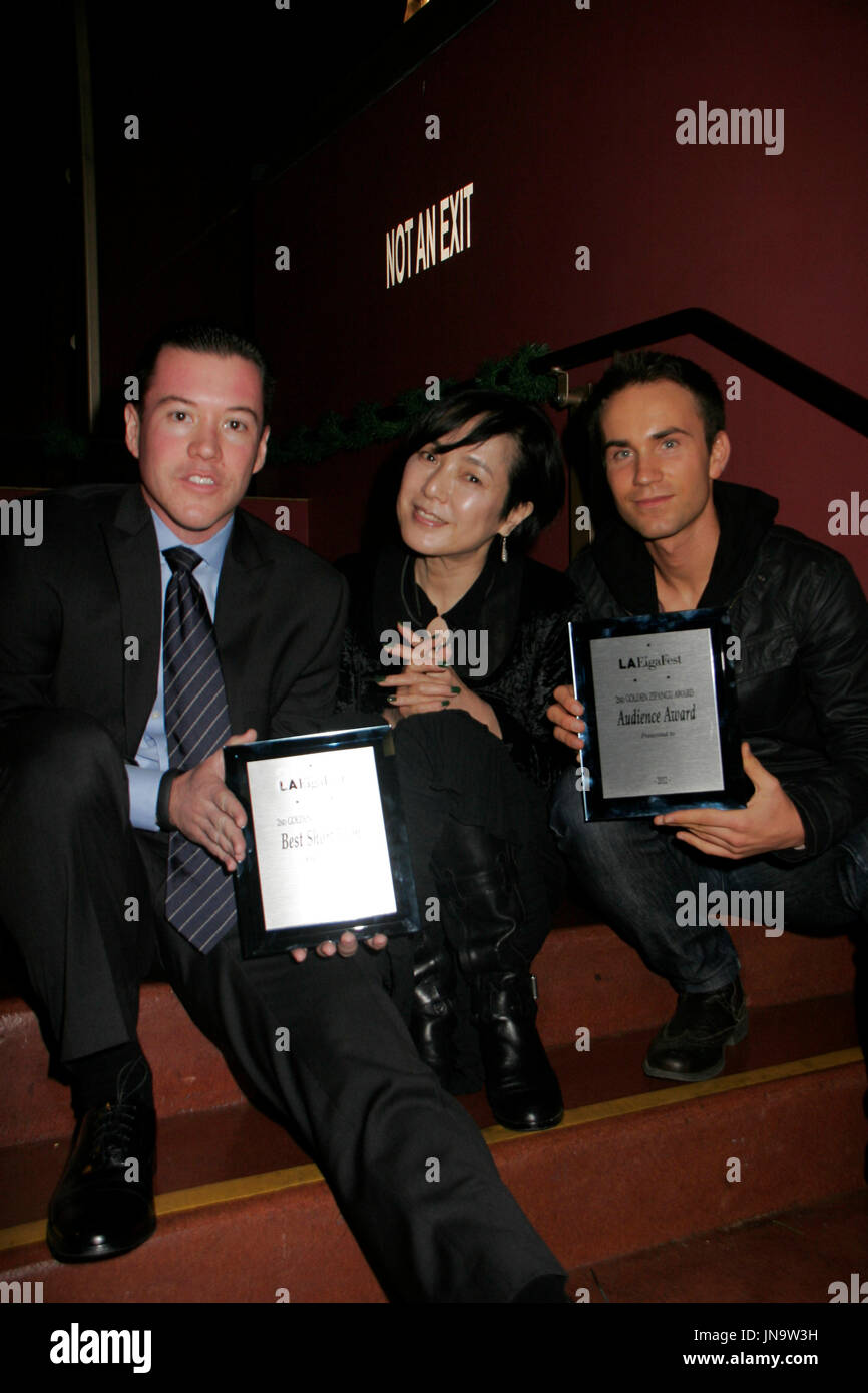 Bruce Barber, Kaori Momoi, Larry Laboe 12/16/2012 LA Eiga Fest 2012 ...