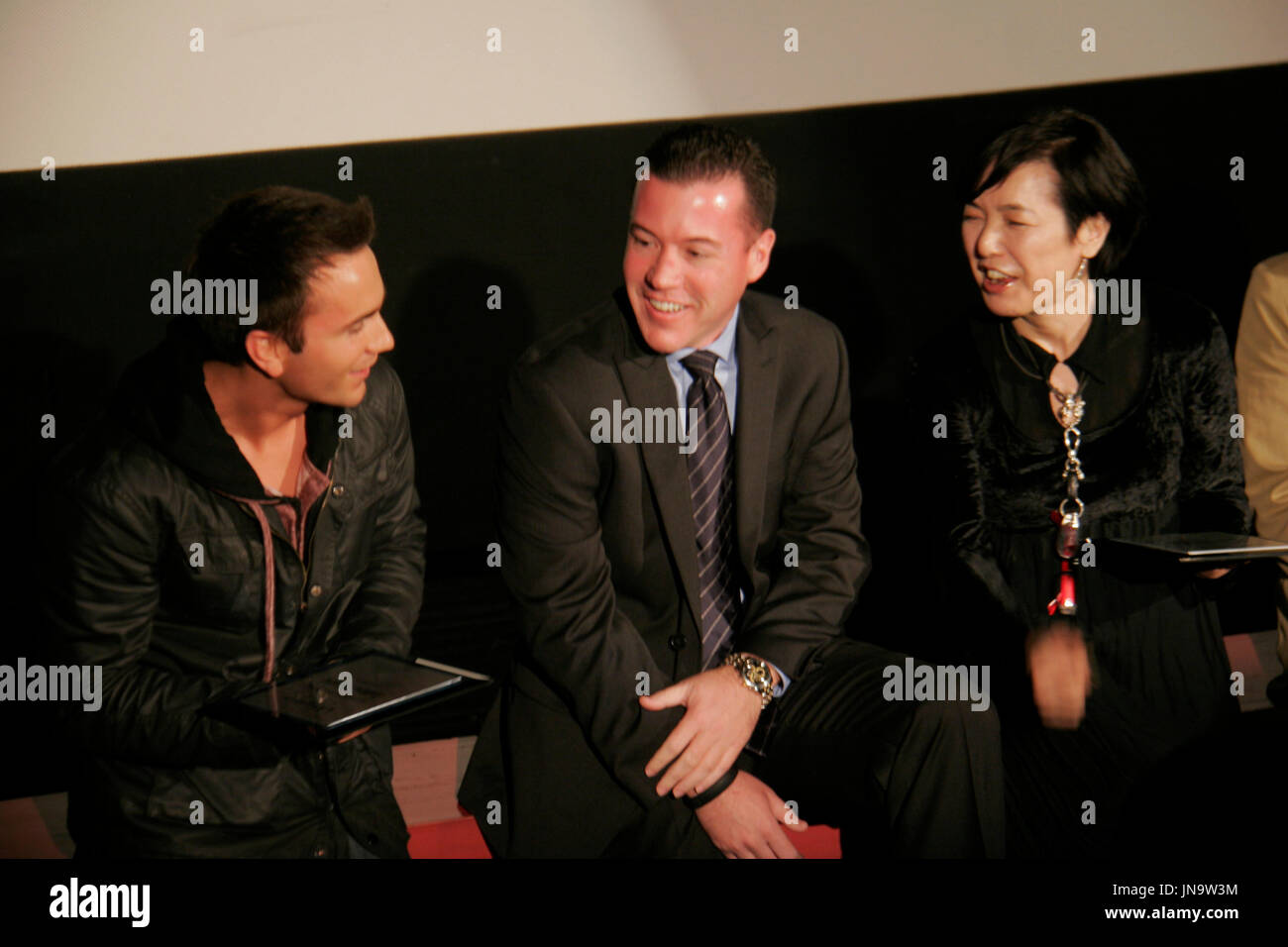 Larry Laboe, Bruce Barber, Kaori Momoi 12/16/2012 LA Eiga Fest 2012 ...