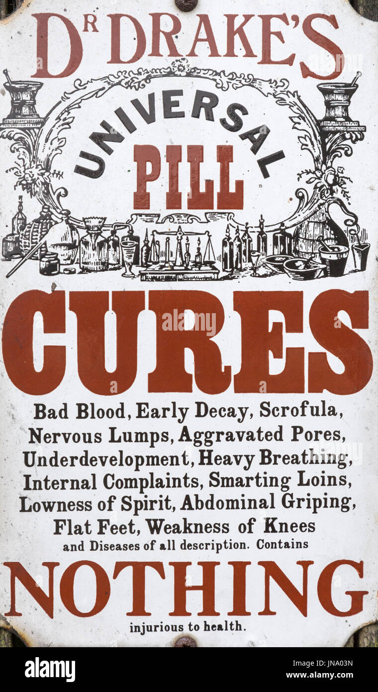 dr drakes cures old metal plate signs, Alresford railway station in ...