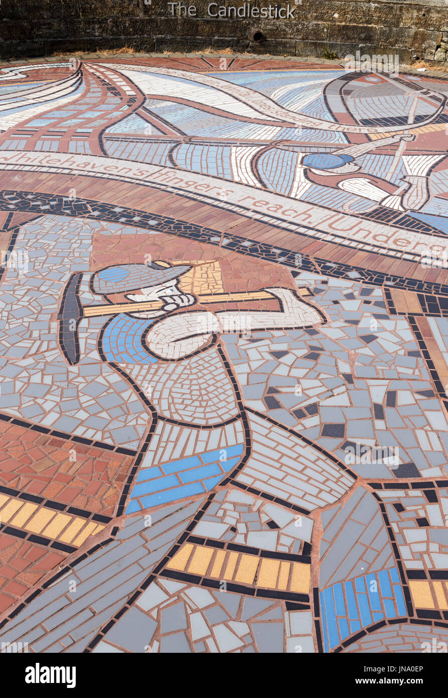 the candlestick mining mosaic, whitehaven town marina resort edge of ...