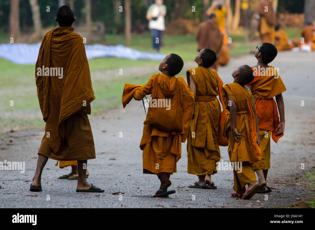 Young Buddhist Monk Relaxing High Resolution Stock Photography and ...