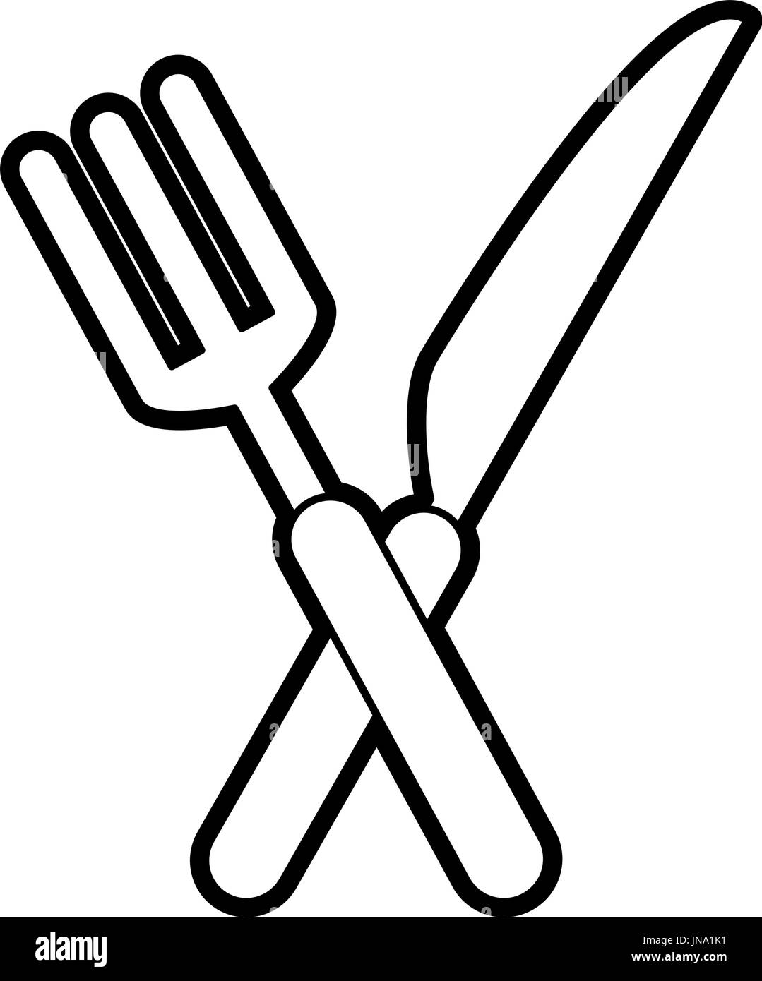 silverware vector illustration Stock Vector Image & Art - Alamy