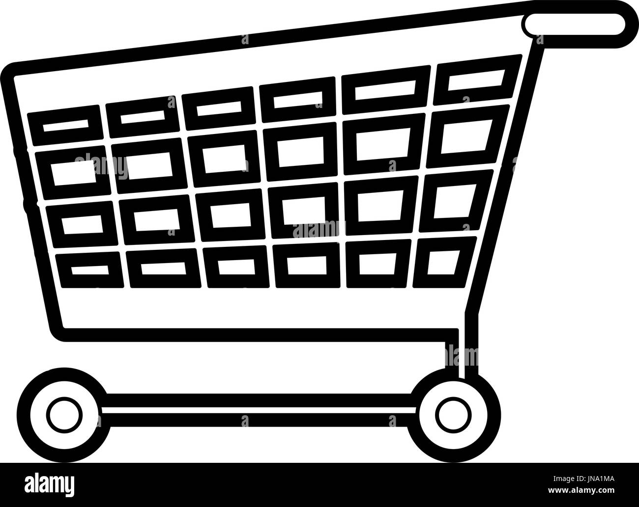 shopping cart vector illustration Stock Vector Image & Art - Alamy