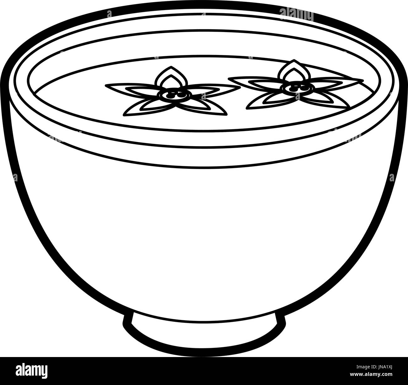bowl vector illustration Stock Vector Image & Art - Alamy