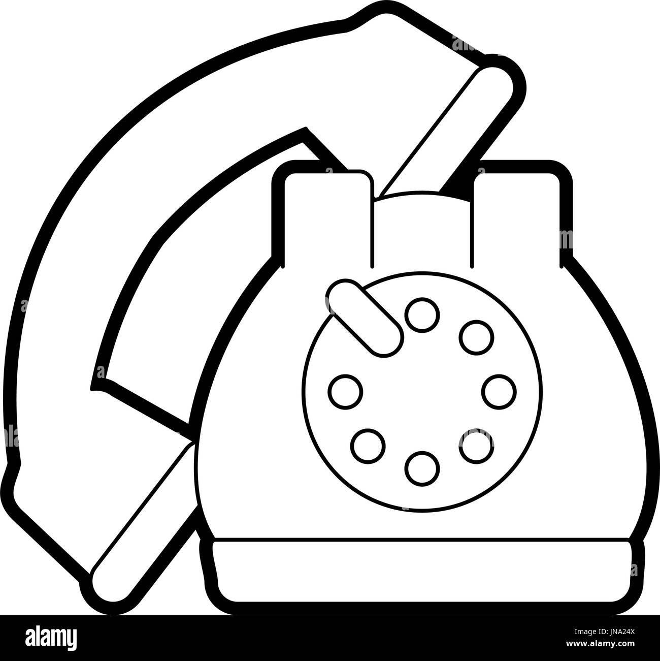 telephone vector illustration Stock Vector Image & Art - Alamy