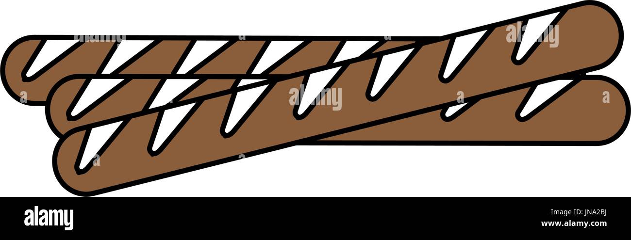 baguette vector illustration Stock Vector Image & Art - Alamy