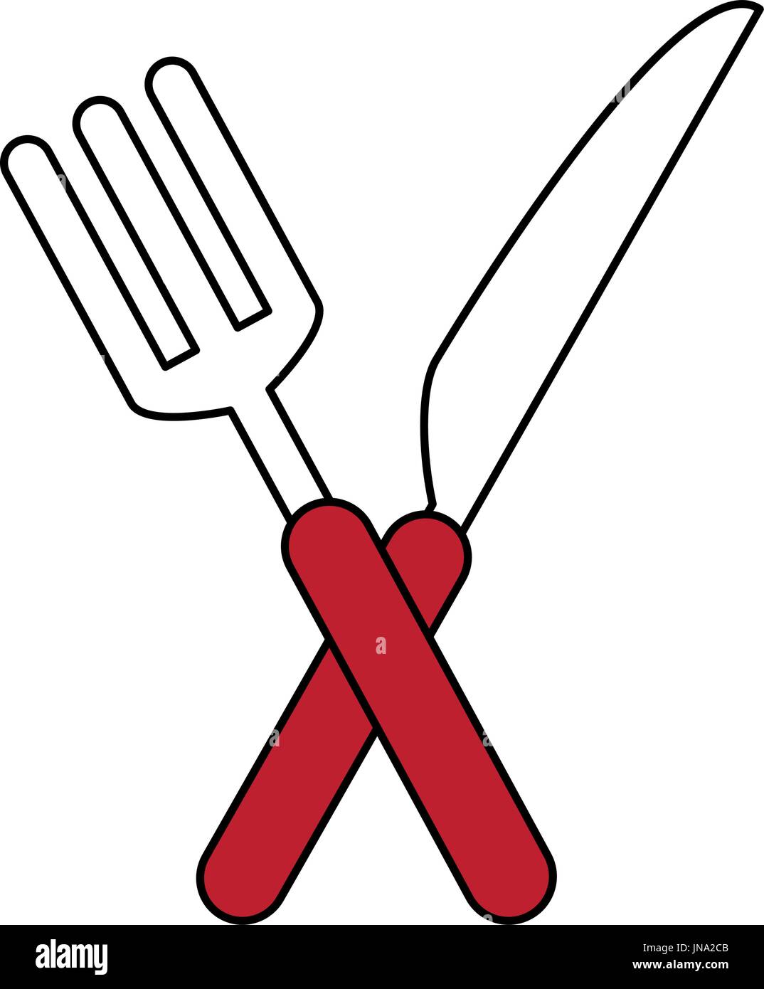 silverware vector illustration Stock Vector Image & Art - Alamy