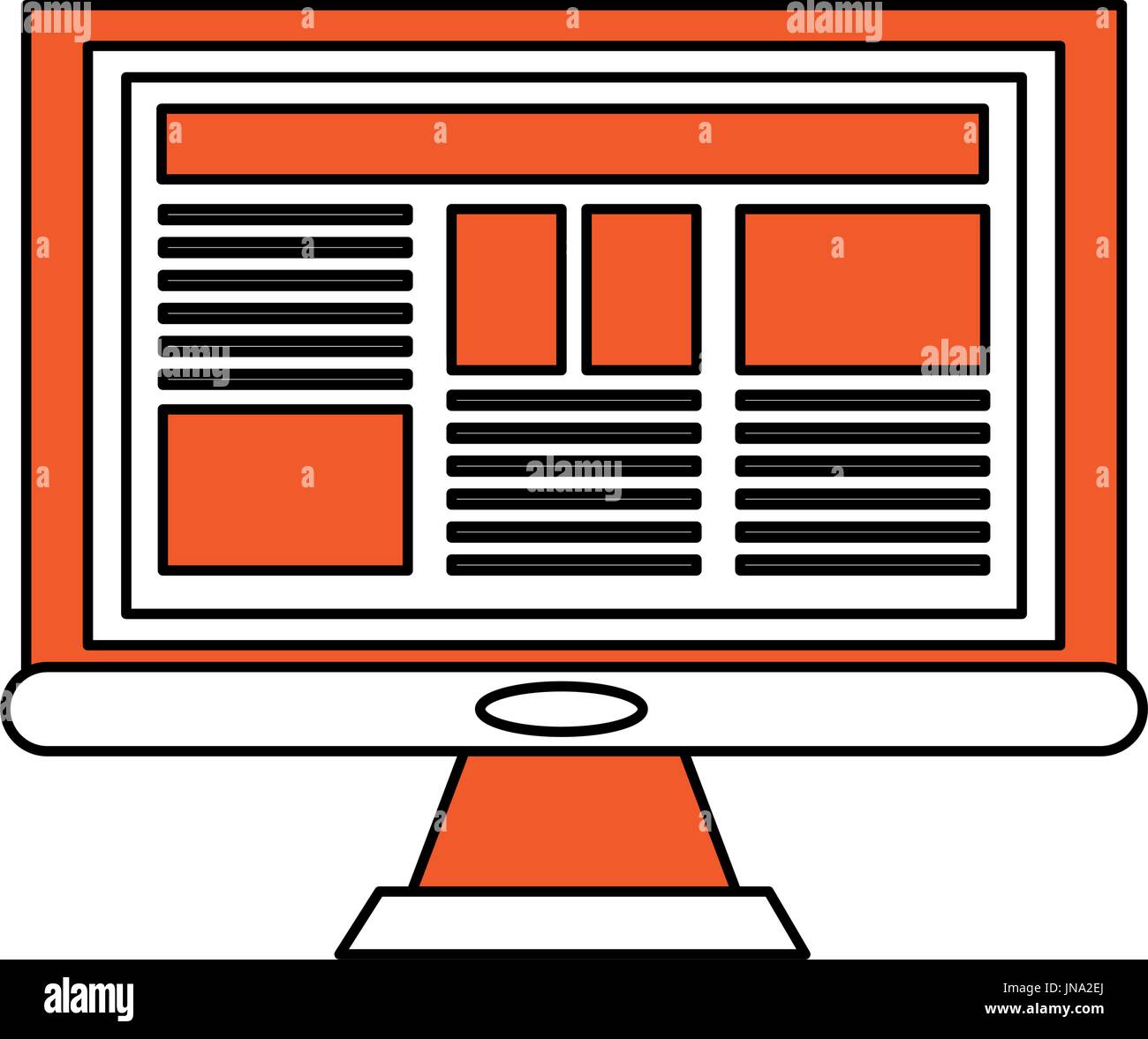 computer vector illustration Stock Vector Image & Art - Alamy