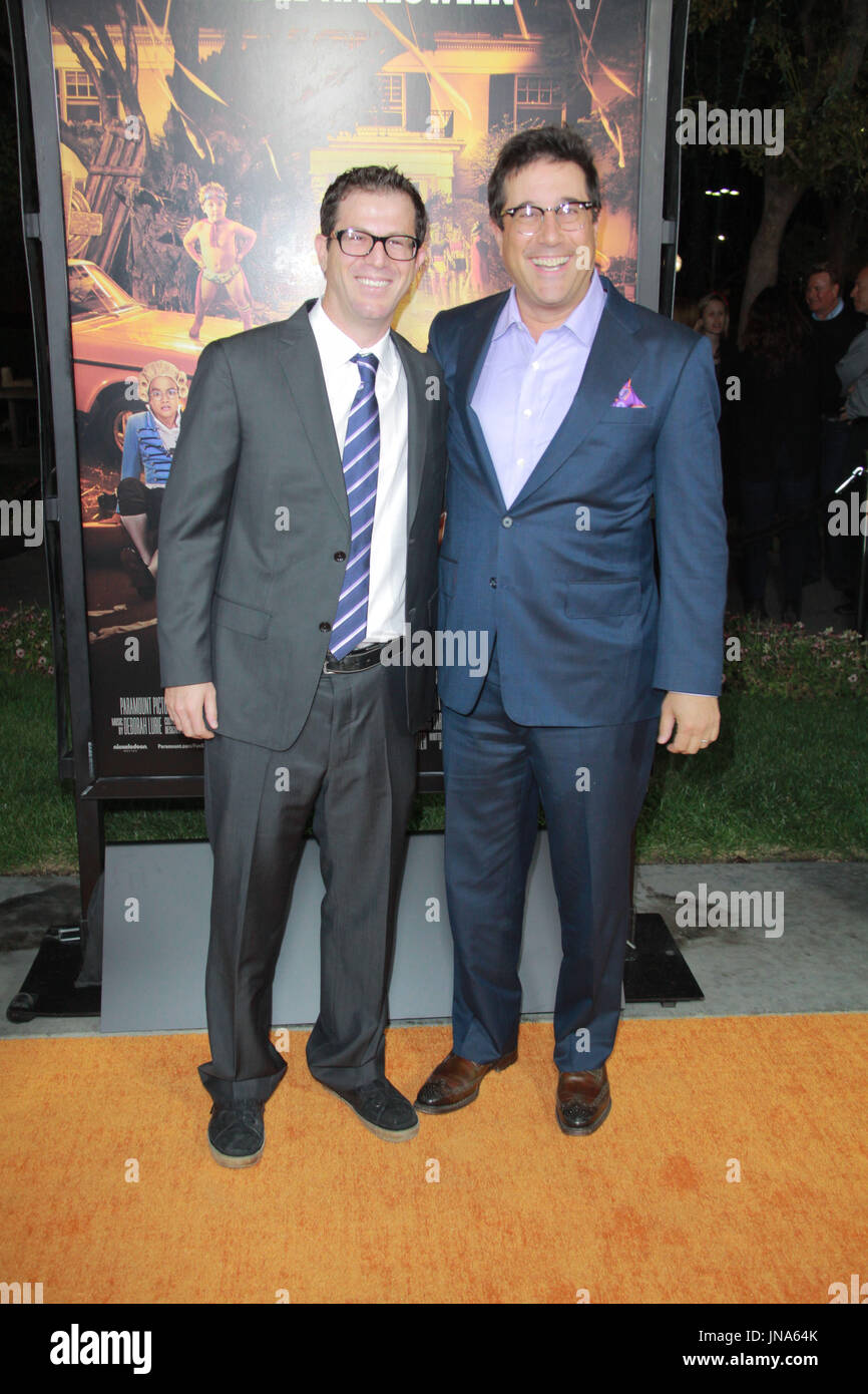 Bard Dorros, Steve Golin 10/25/2012 "Fun Size" Premiere held at ...