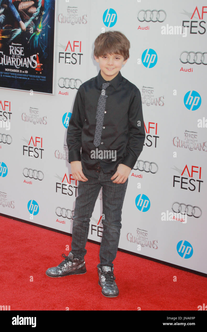 Max Charles 11/04/2012 "Rise Of The Guardians" Gala Screening red ...