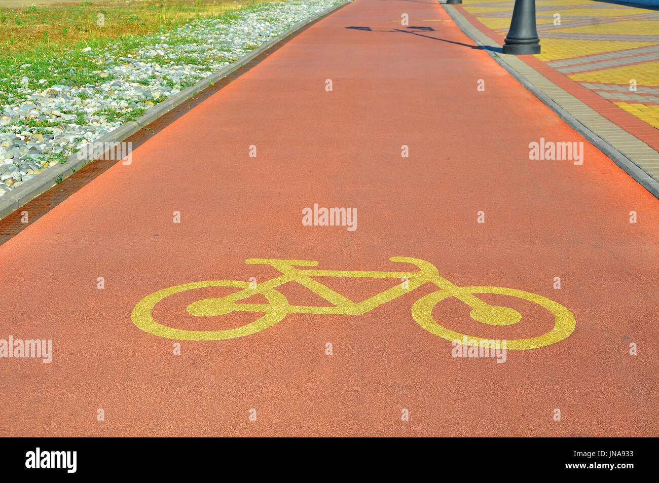 Special cycle track for transport Stock Photo - Alamy