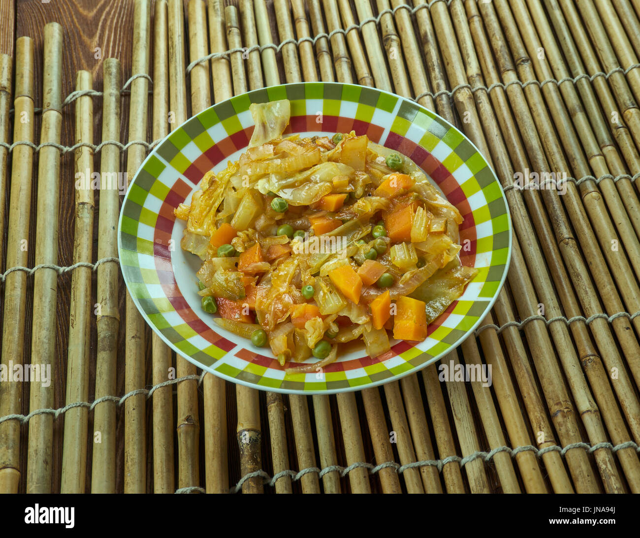 Sobji Rezala - Mixed vegetable Sabzi Indian cuisine Stock Photo - Alamy