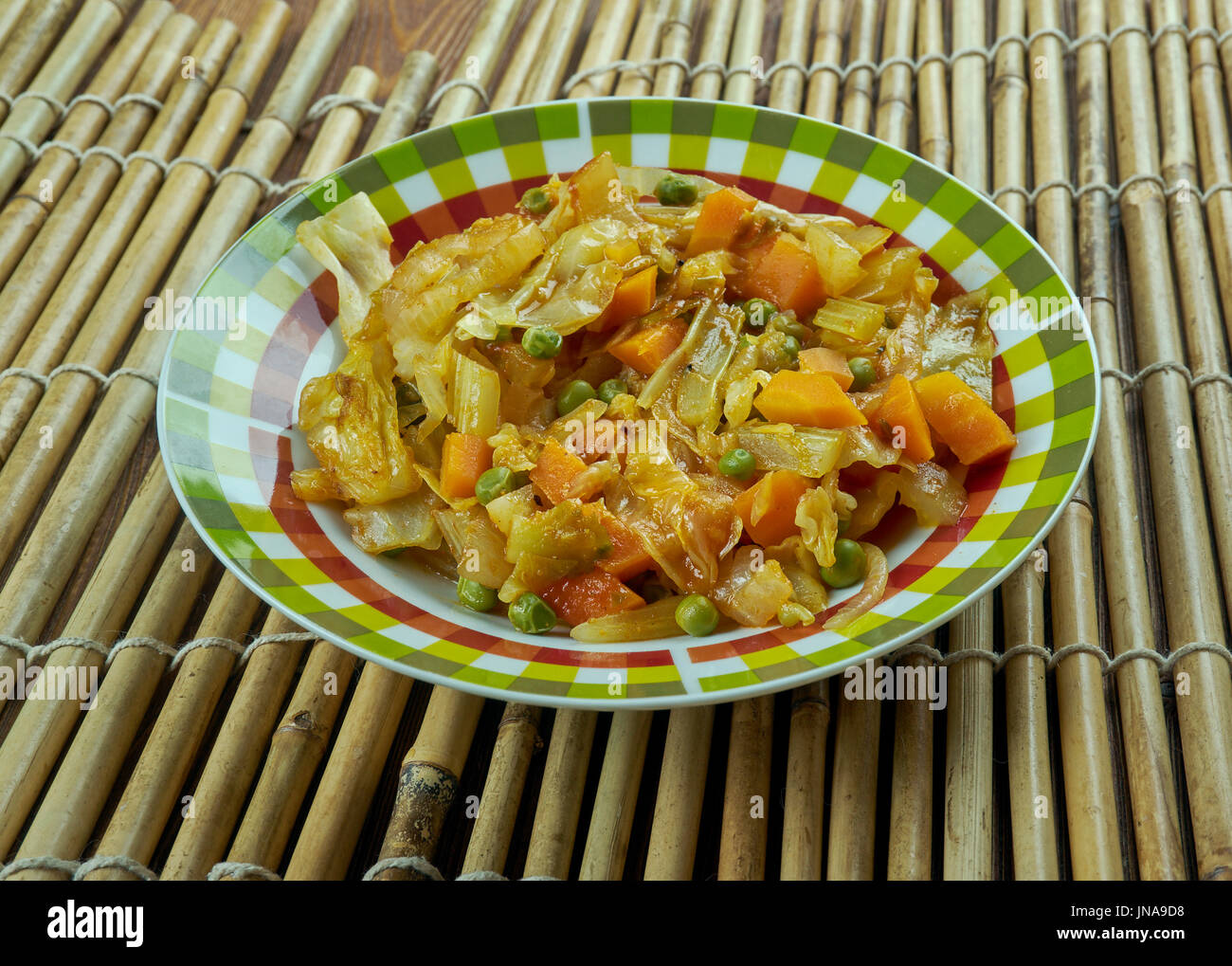 Sobji Rezala - Mixed vegetable Sabzi Indian cuisine Stock Photo - Alamy