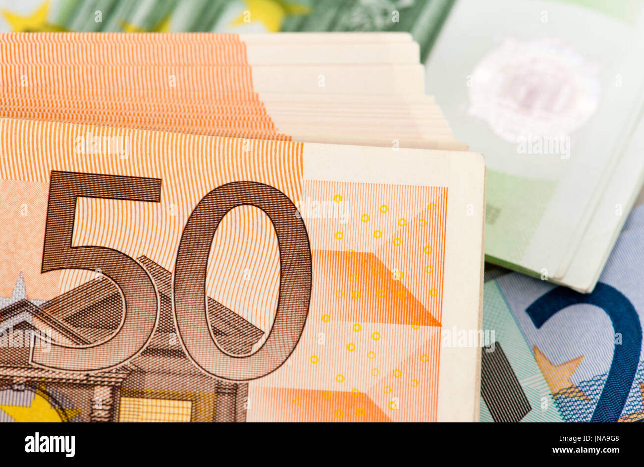 Various types of euro notes together Stock Photo - Alamy