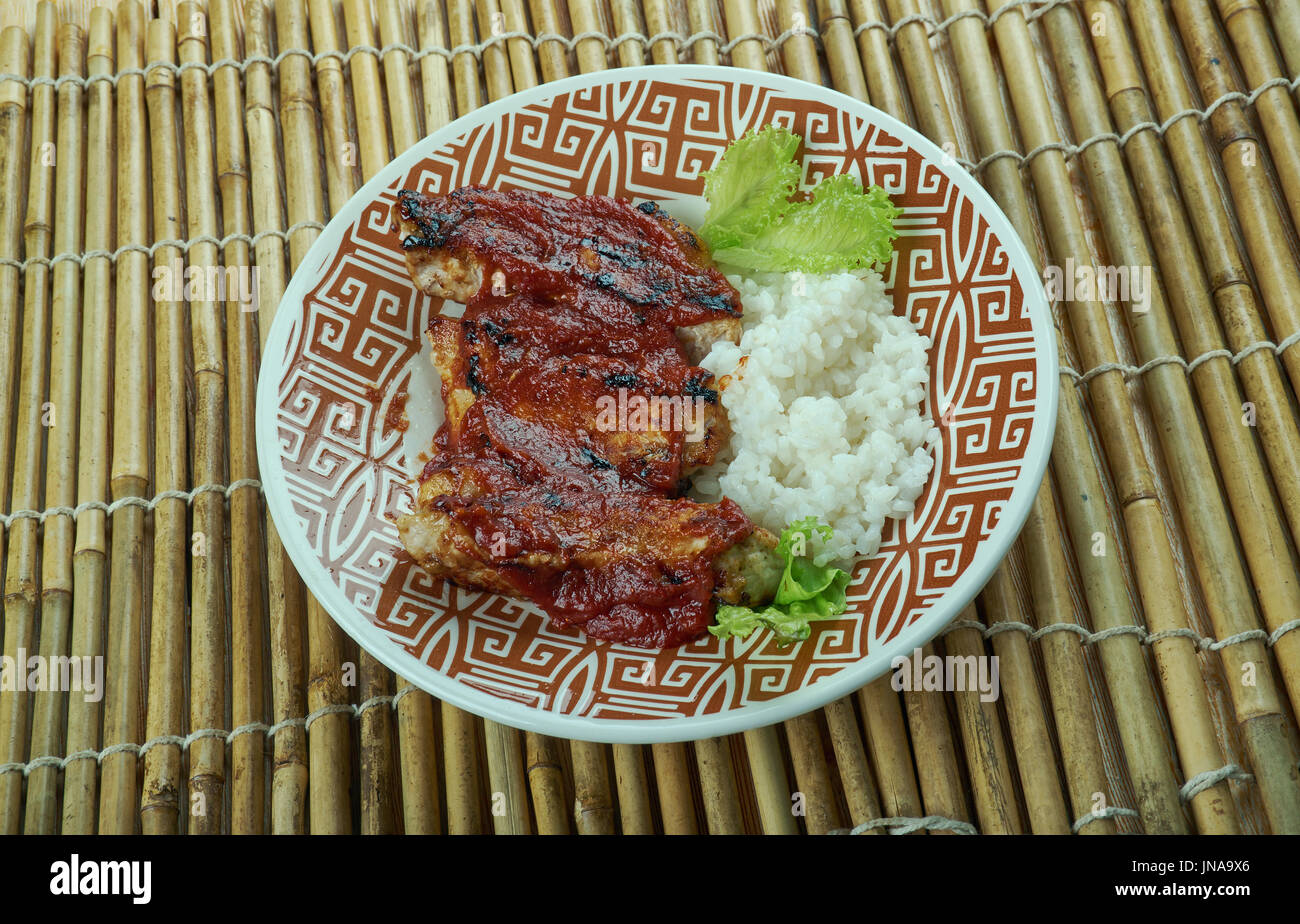 Babi panggang - Indonesian grilled pork Stock Photo - Alamy