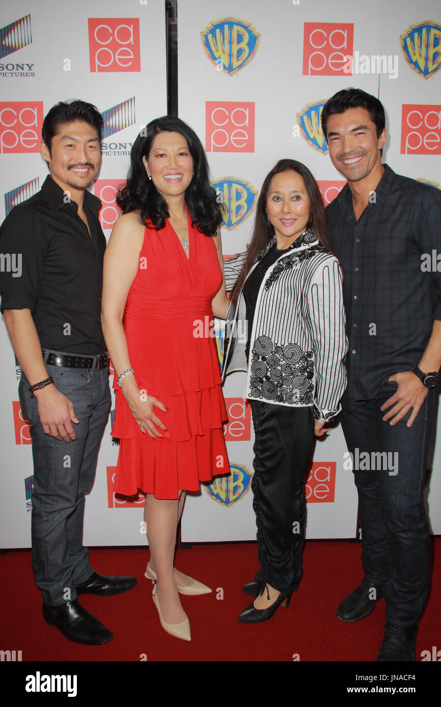 Brian Tee, Wenda Fong, Adele Yoshioka, Ian Anthony Dale 11/18/2012 "2012 CAPE Celebrity Poker ...