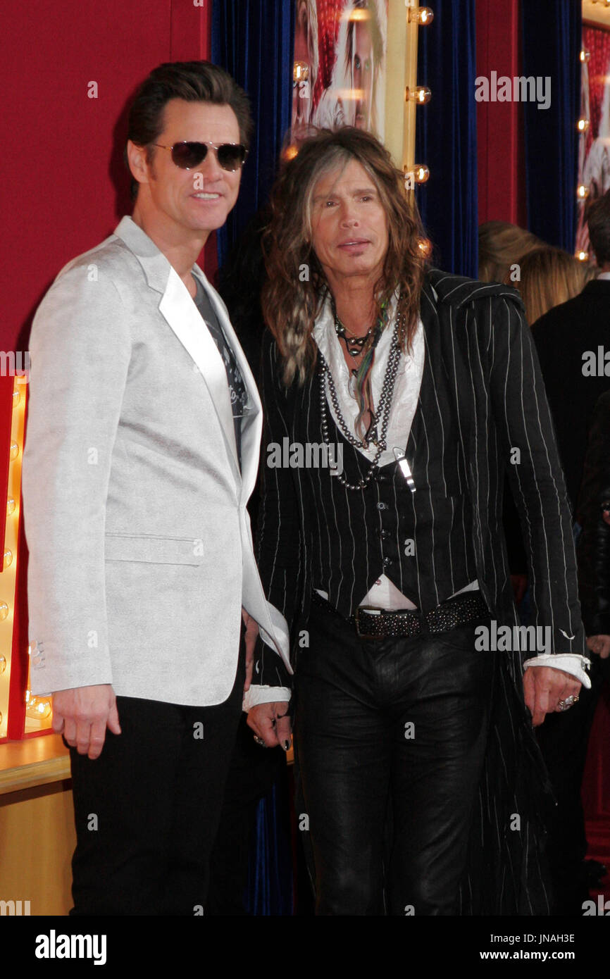 Jim Carrey, Steven Tyler 03/11/2013 "The Incredible Burt Wonderstone ...