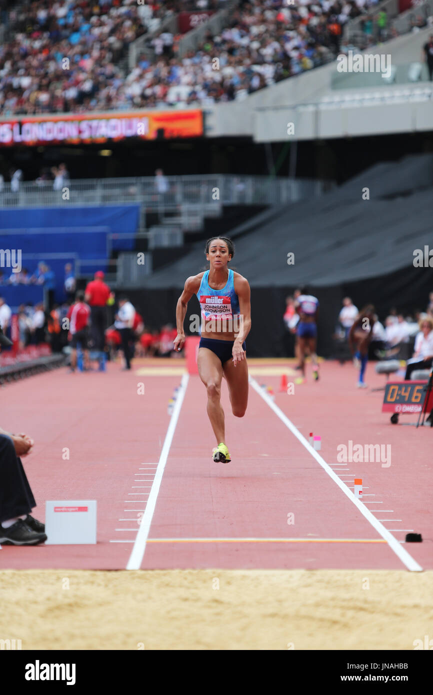 Katarina JOHNSON-THOMPSON competing in the Women's Long Jump at the ...