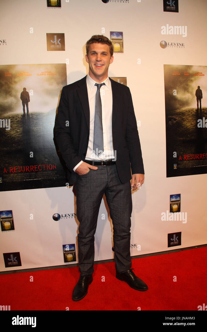 Patrick de Ledebur 03/19/2013 “A Resurrection” Premiere held at the ...