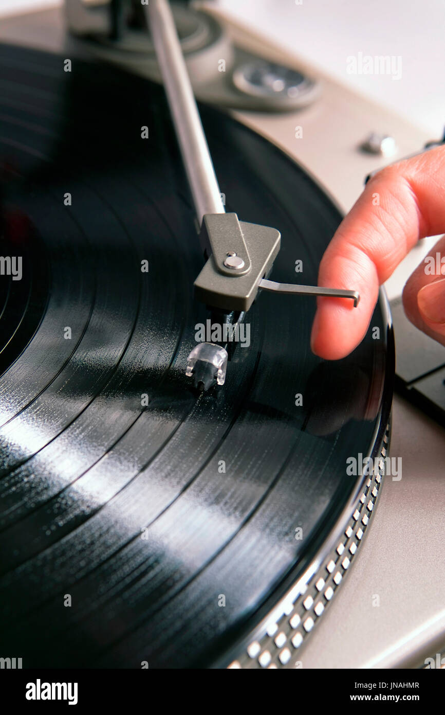 Spinning vinyl motion hi-res stock photography and images - Alamy
