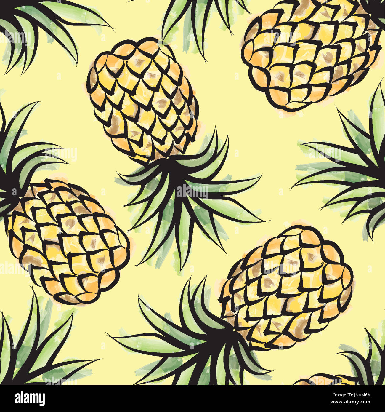 Cartoon Pineapple High Resolution Stock Photography and Images - Alamy