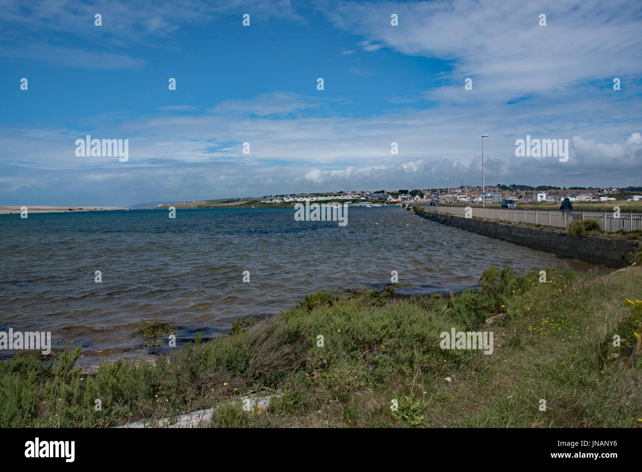 Fleet Lagoon, Chesil Beach, Weymouth, Dorset Stock Photo - Alamy