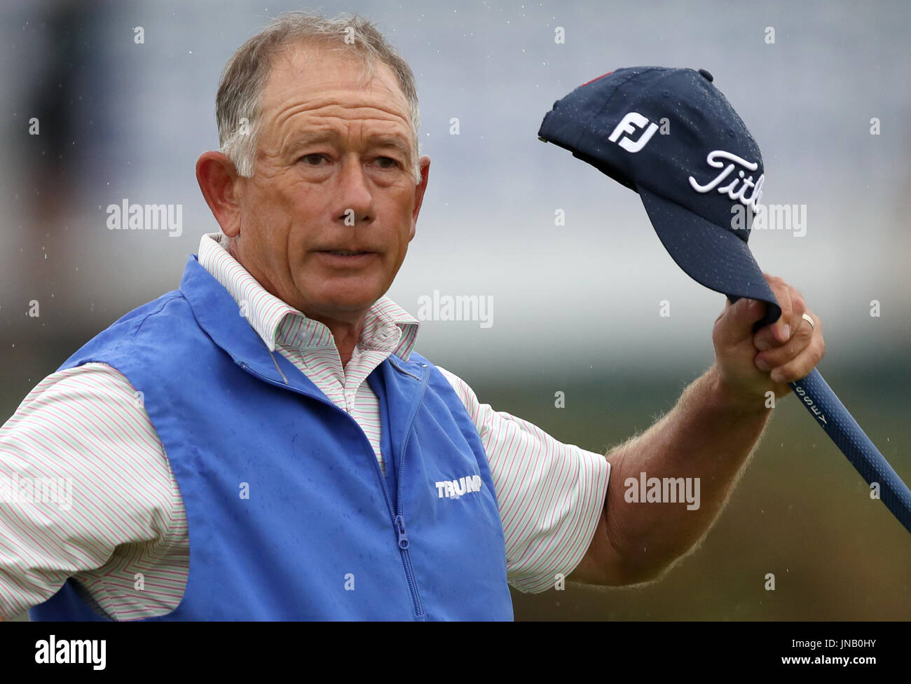 Australia's Peter Lonard during day three of the Senior Open at Royal ...