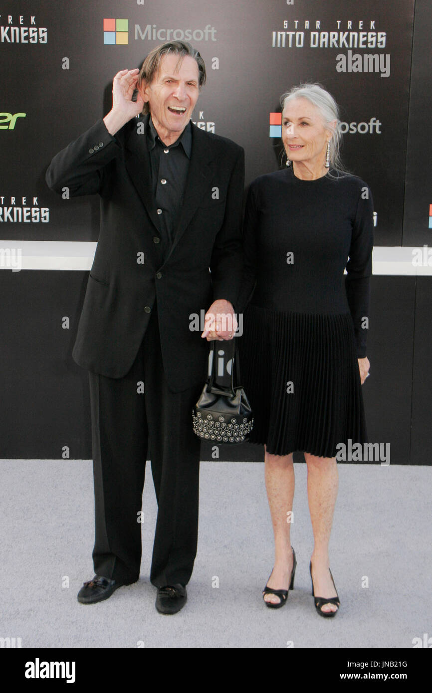 Leonard Nimoy, Susan Bay 05/14/2013 "Star Trek Into Darkness" Premiere ...