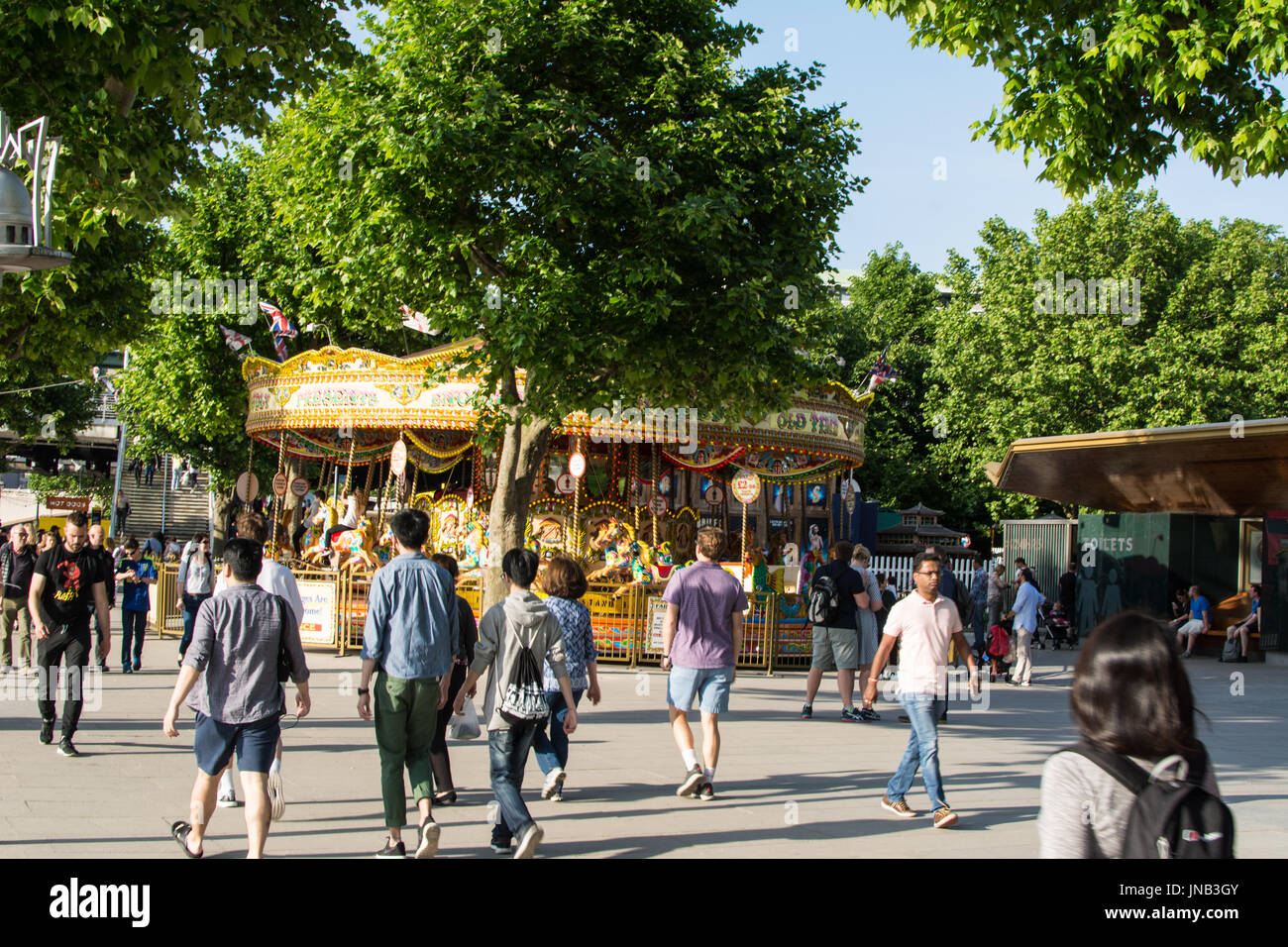 Fair ground London Stock Photo - Alamy