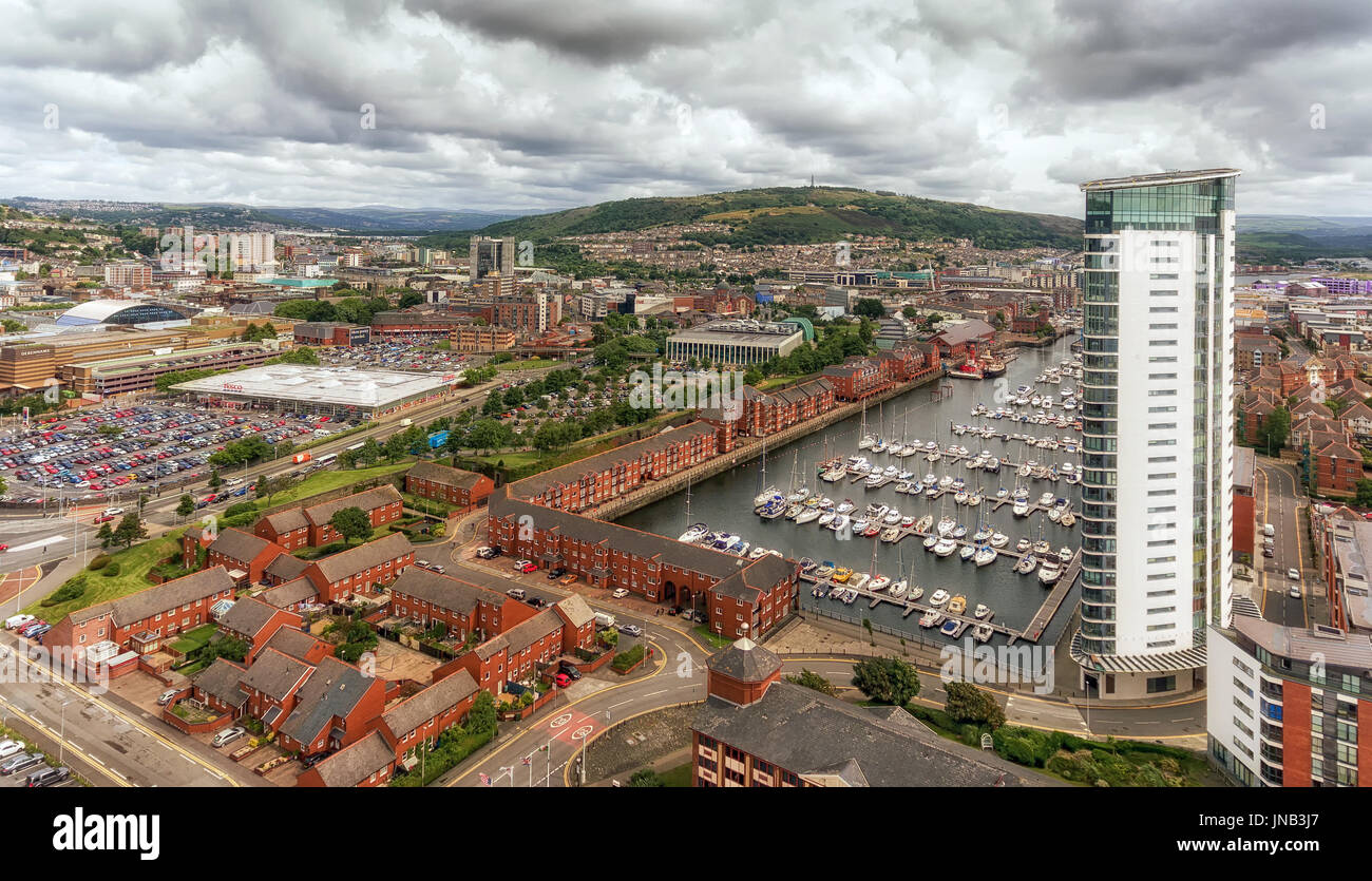 Swansea town centre hi-res stock photography and images - Alamy
