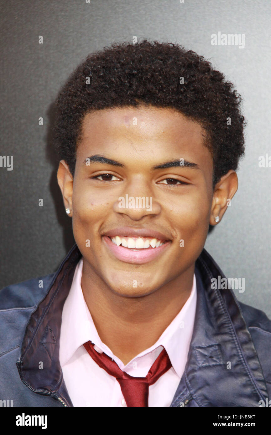 Trevor Jackson 08/07/2013 "Elysium" Premiere held at Regency Village ...